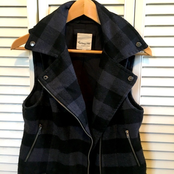 Tops | Checkered Vest | Poshmark